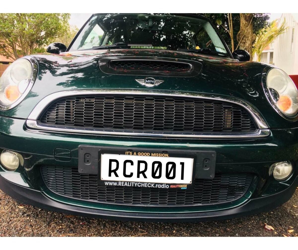 RCR Number Plate Surround - Reality Check Radio